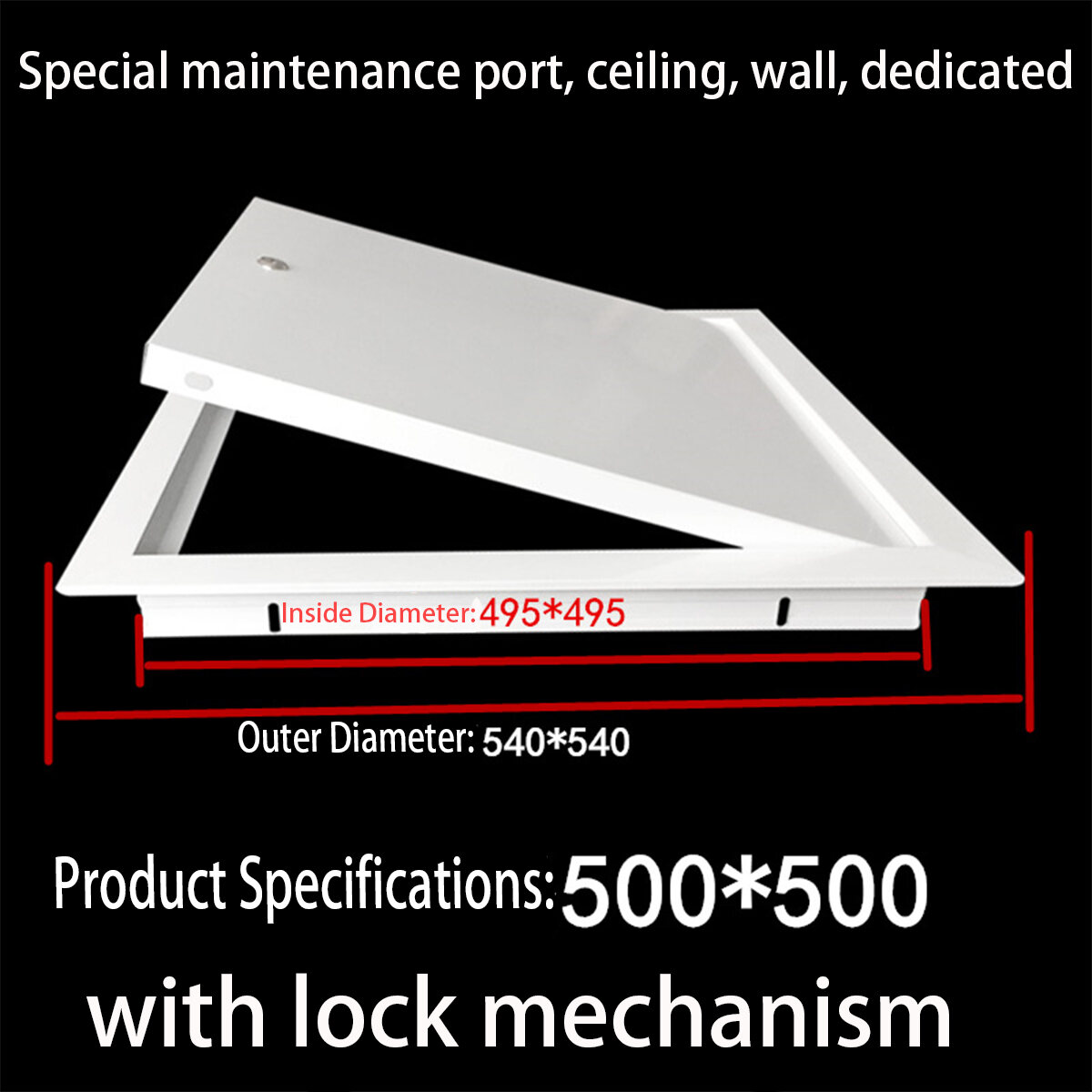 ACP400/ 450/500/600 Aluminium access ports, access ports with locking ...