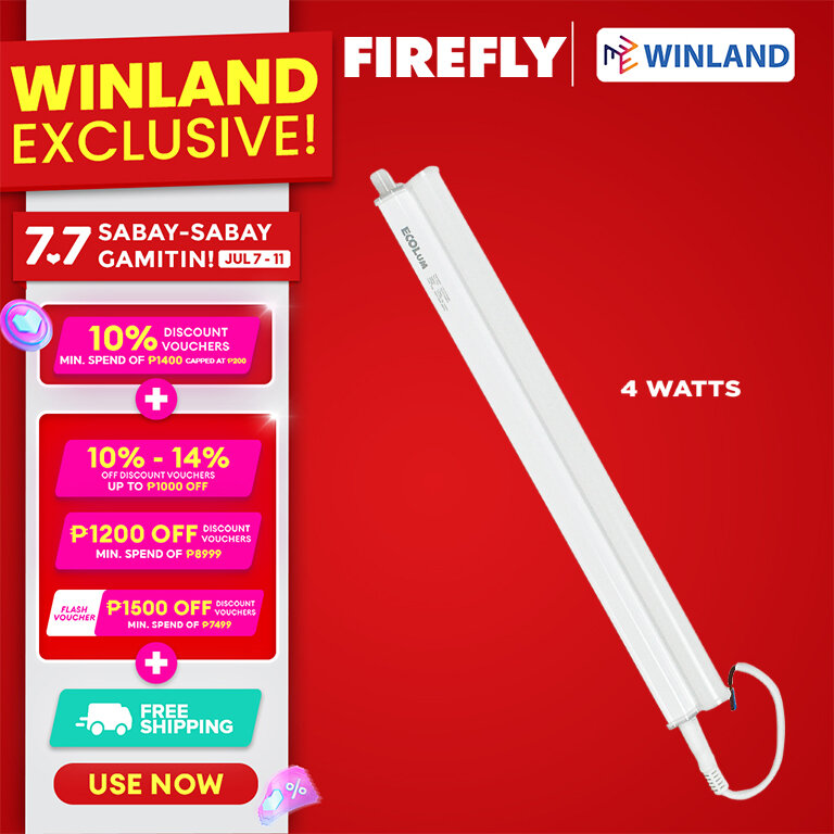 Firefly by Winland ECOLUM LED T5 Batten 4watts Daylight CBTST5DL04 ...