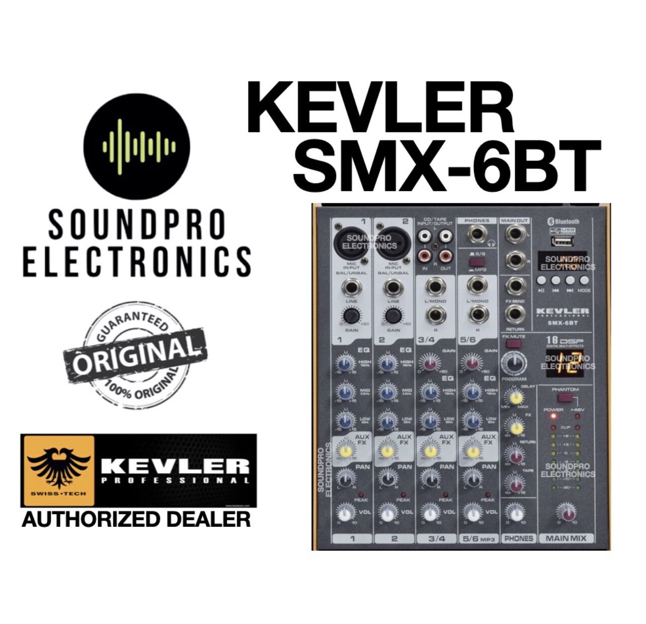 ORIGINAL KEVLER SMX-6BT Passive Mixer 16DSP | Lazada PH