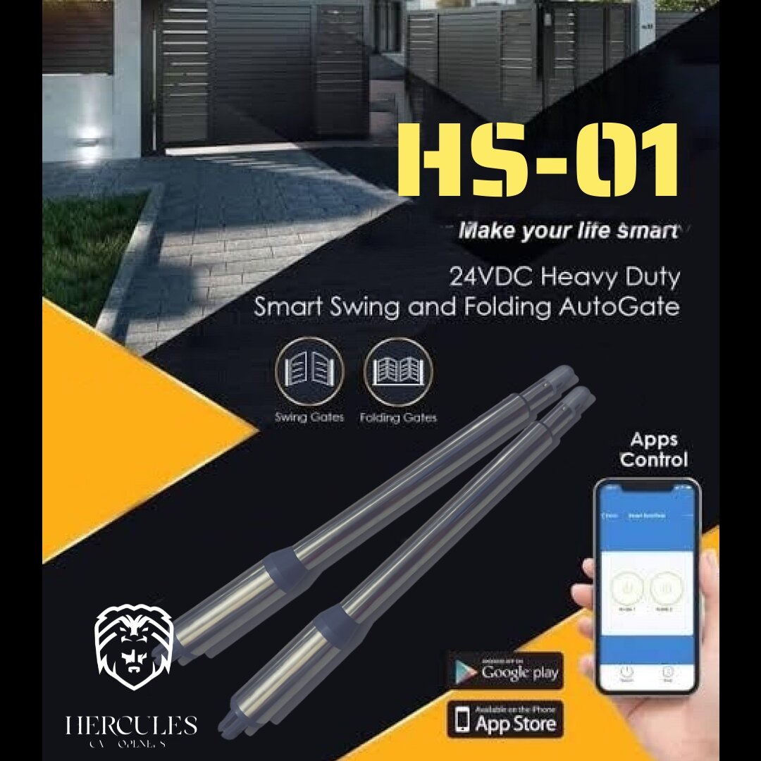 Hercules HS-01 600KG Automatic Swing Gate Opener Heavy-Duty | Lazada PH