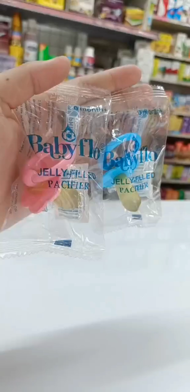 BABYFLO JELLY-FILLED PACIFIER (BLUE or PINK) | Lazada PH