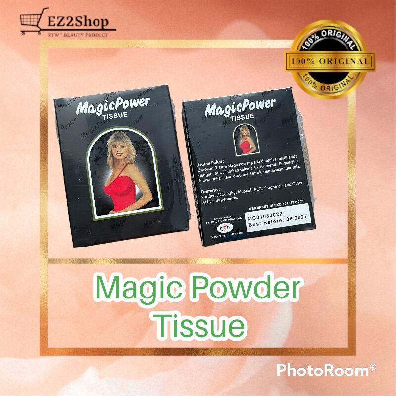 MAGIC POWDER TISSUE FOR MEN (100%ORIGINAL) | Lazada PH