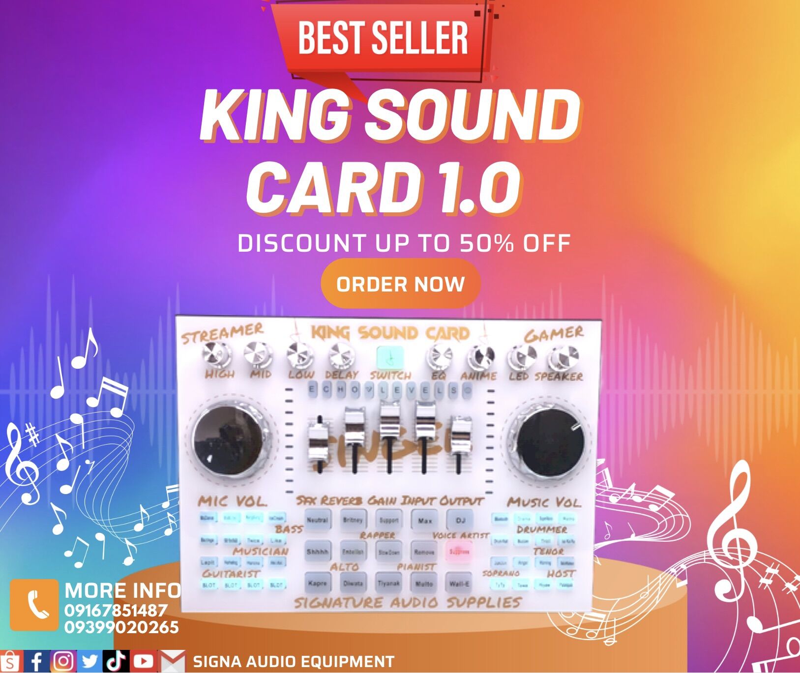 King Sound Card Version 1.0 | Lazada PH