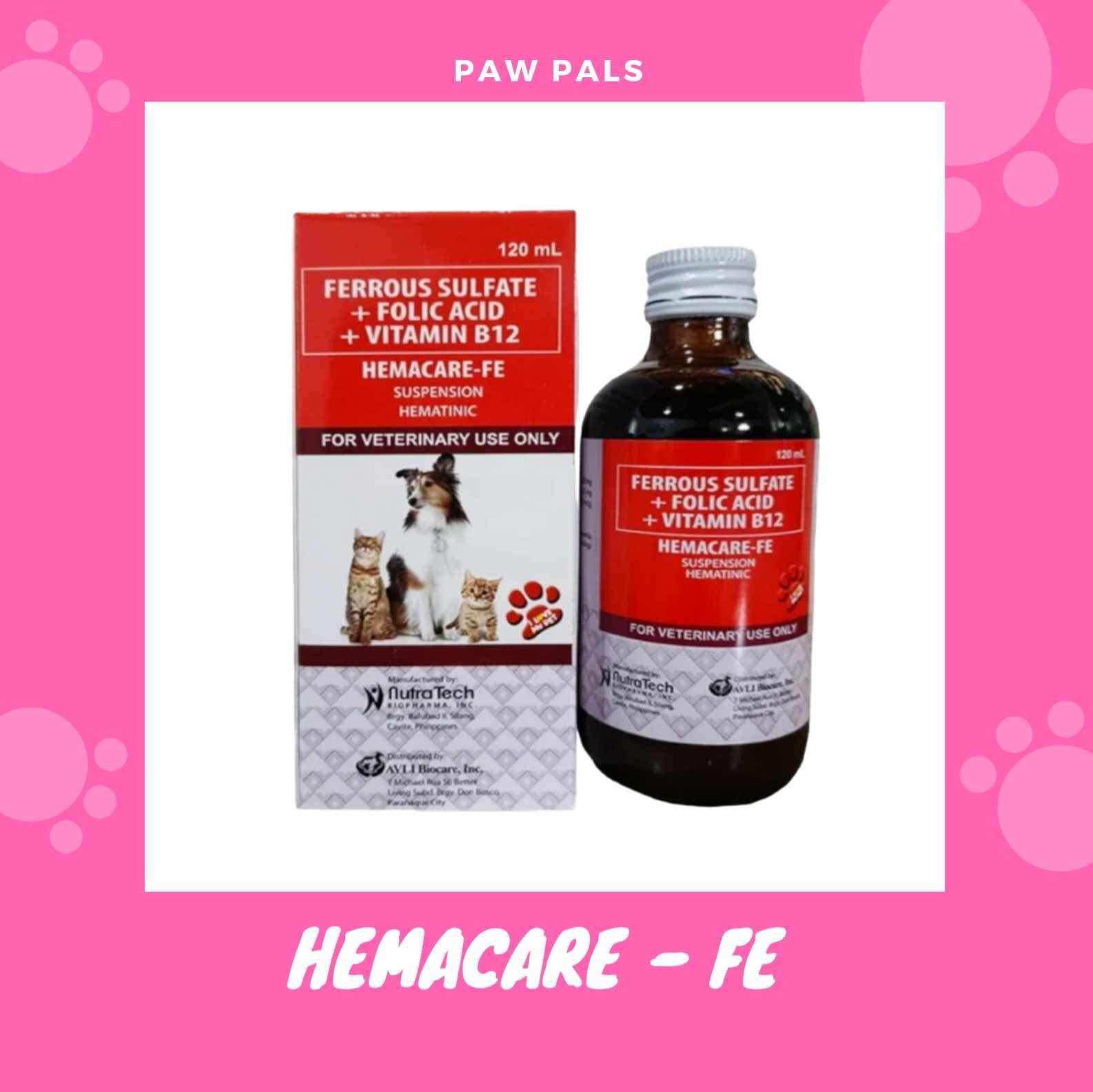 (COD) Hemacare-FE Iron Supplement for Dogs and Cats 120mL | Lazada PH