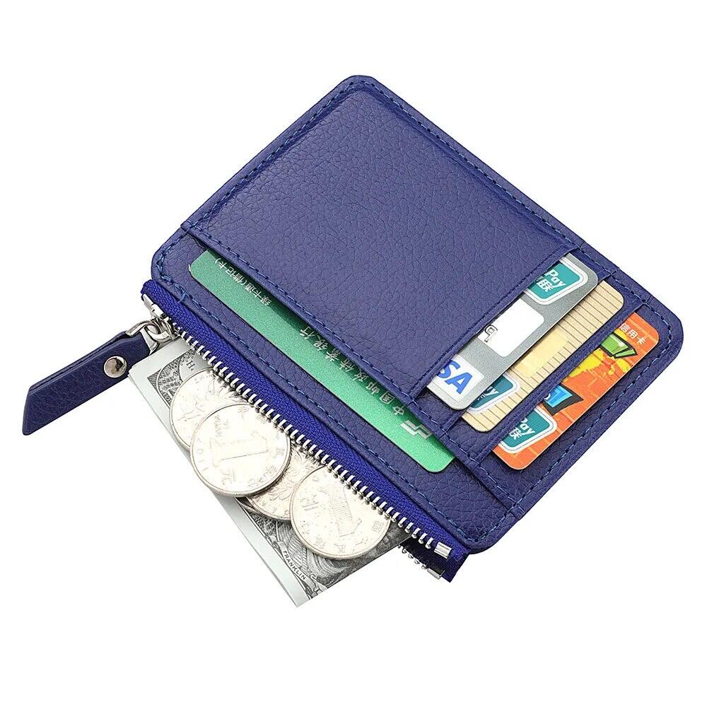 Mini Credit Card Wallet Id Card Holder Men's Small Wallet Thin Sleeve ...