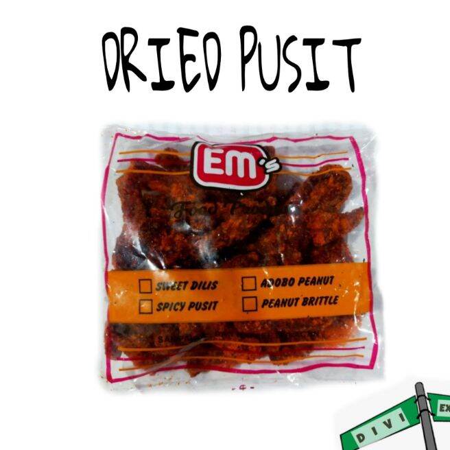 sweet and spicy dried pusit or squid 150 grams for sale | Lazada PH
