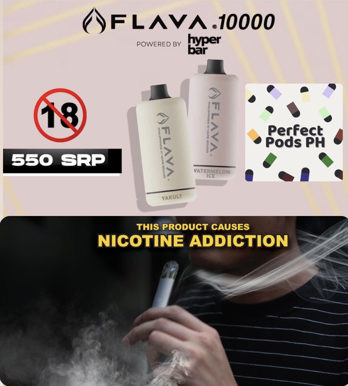 Flava Hyperbar 10000 With Airflow Control Free Lanyard Lazada Ph
