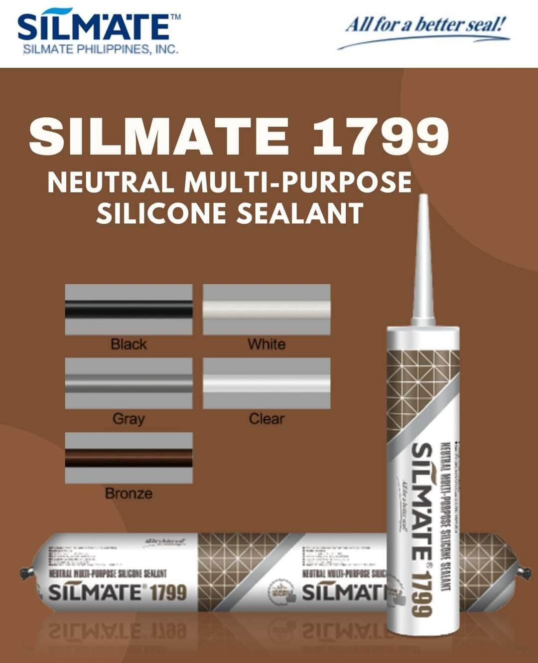 silmate silicone sealant neutral cure 1799 | Lazada PH