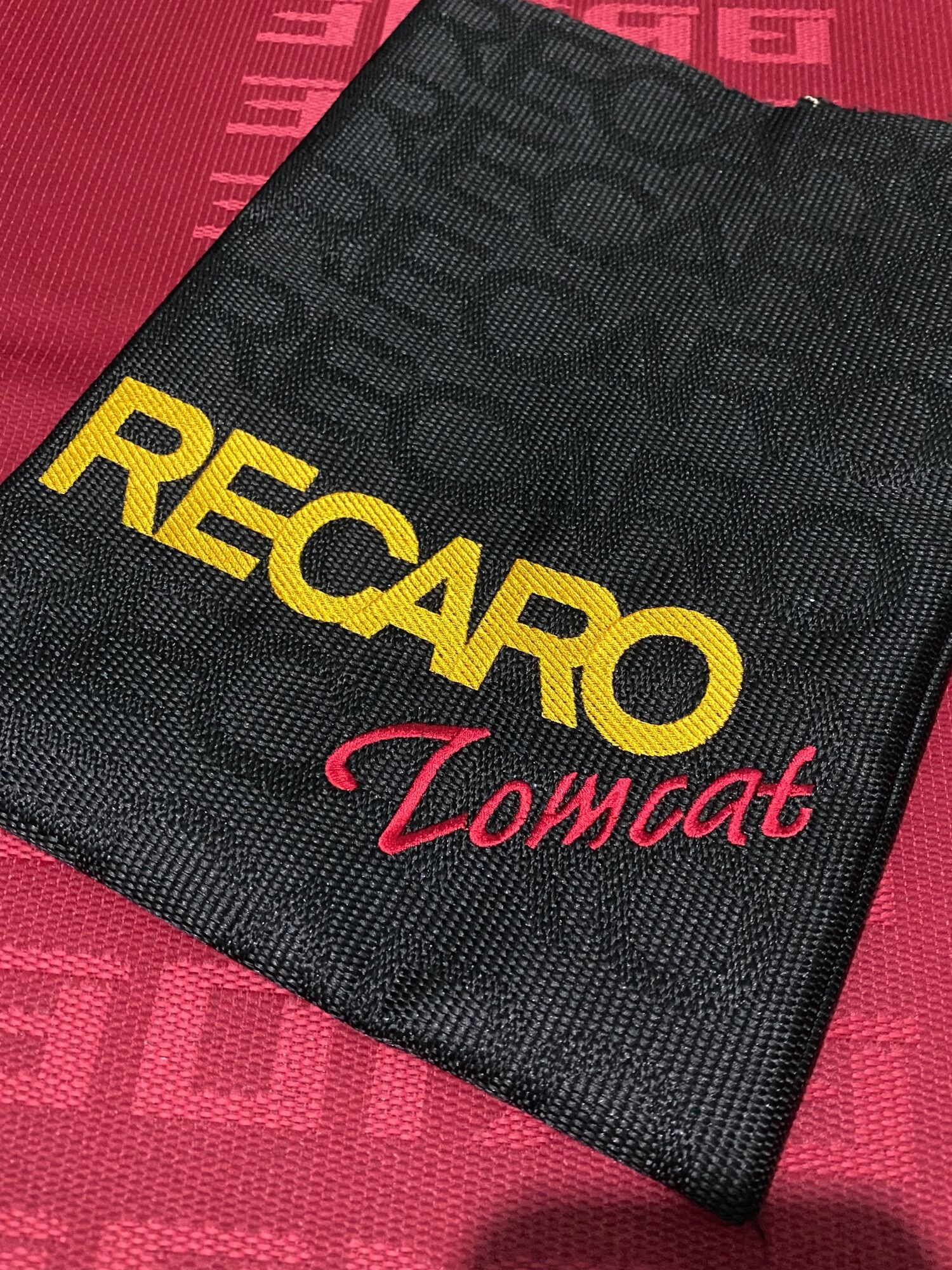 RECARO EMBROIDERED SEAT COVER ORIGINAL RECARO FABRIC JDM ACCESSORIES ...