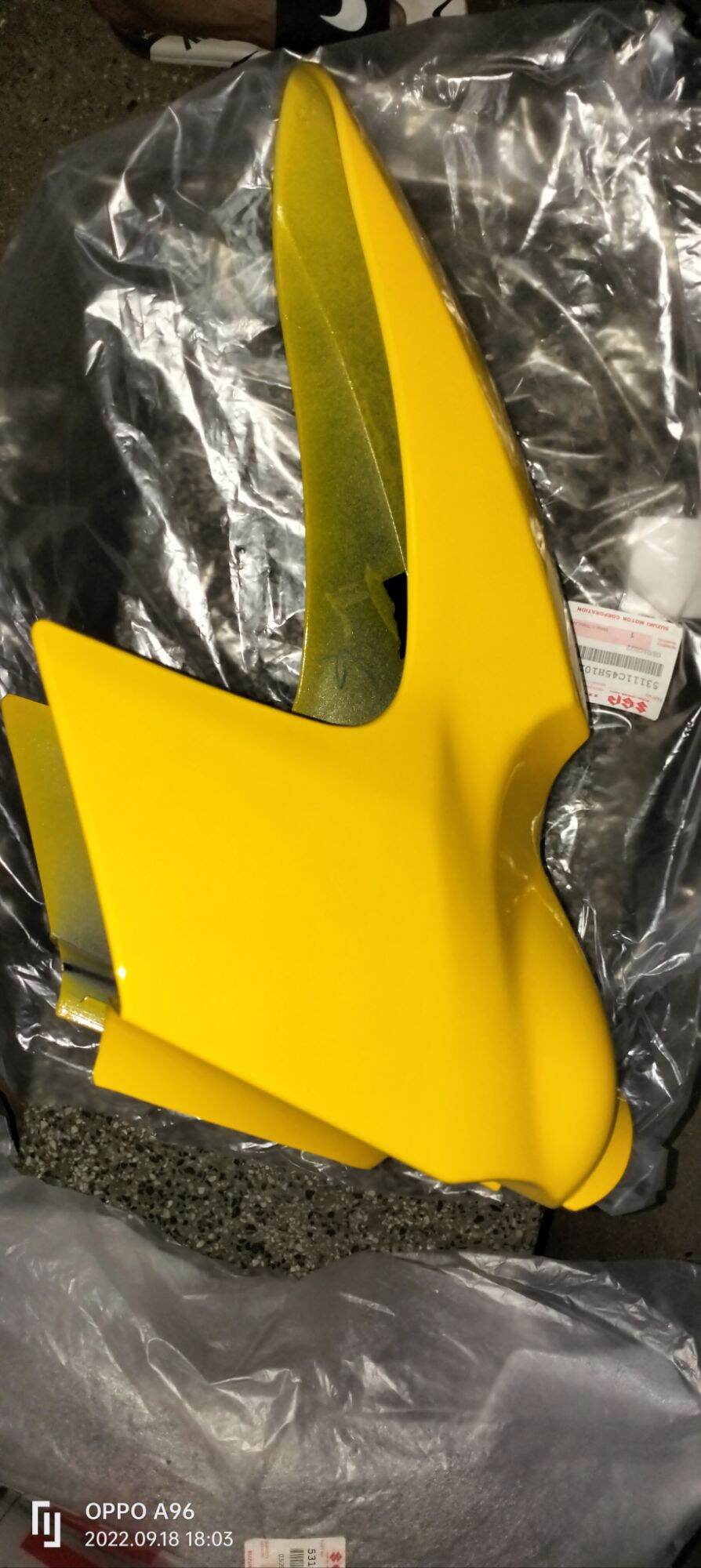 Suzuki Smash 115 front fender dark yellow | Lazada PH