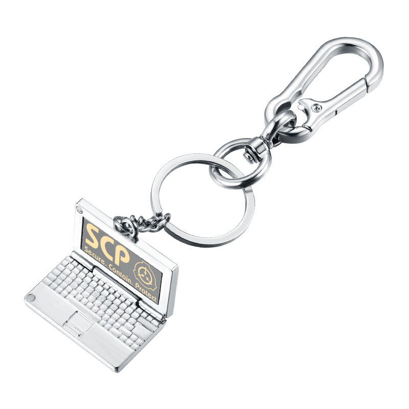 SCP Foundation Keychain Secondary Yuan Peripheral Anime Metal ...