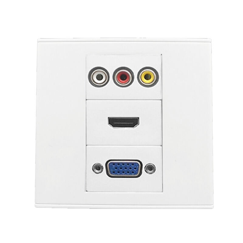 86 Concealed Multimedia Conference Room Wall Switch Socket Panel TV ...