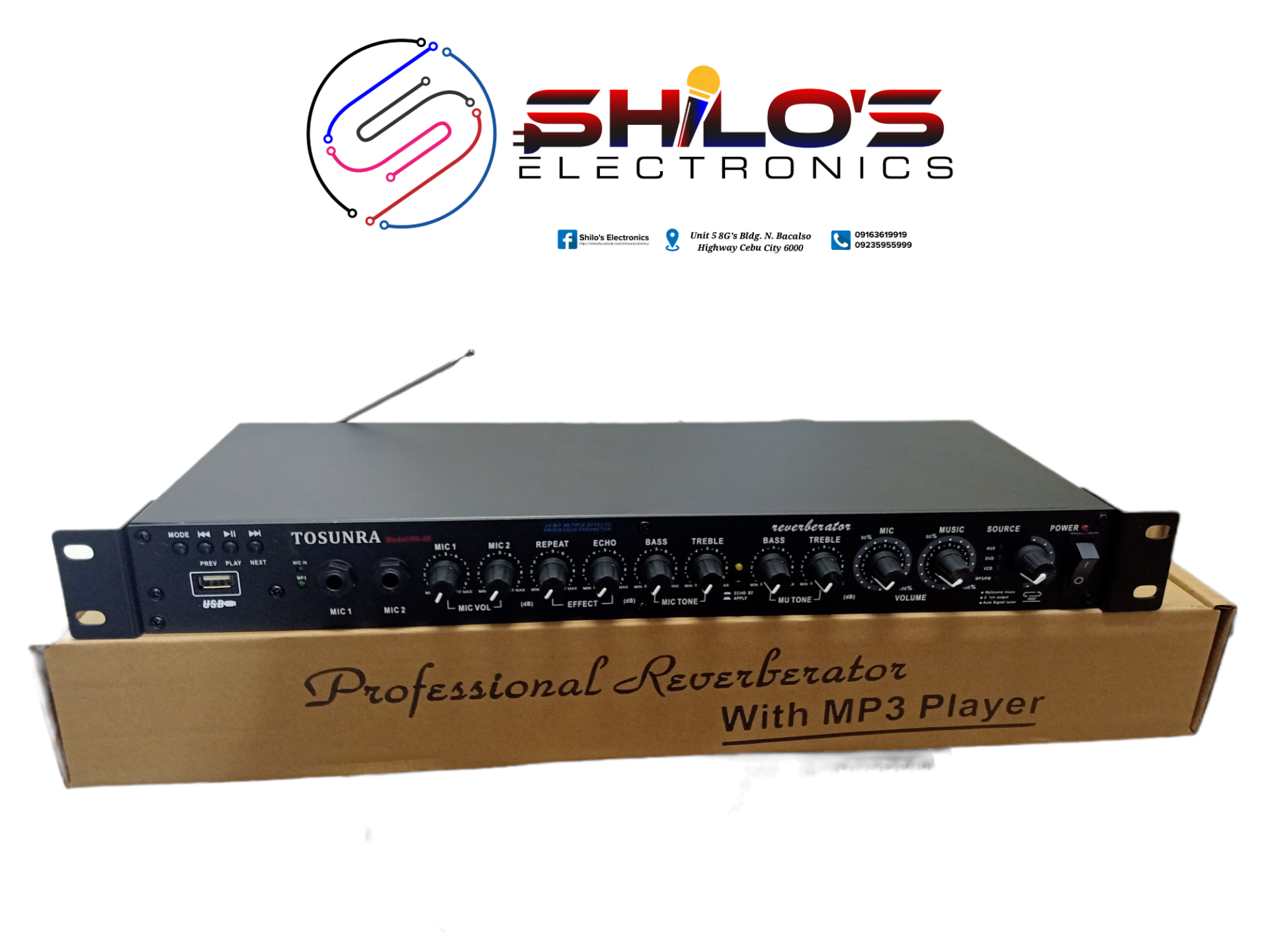 Tosunra Professional Reverberator with Mp3 player | Lazada PH