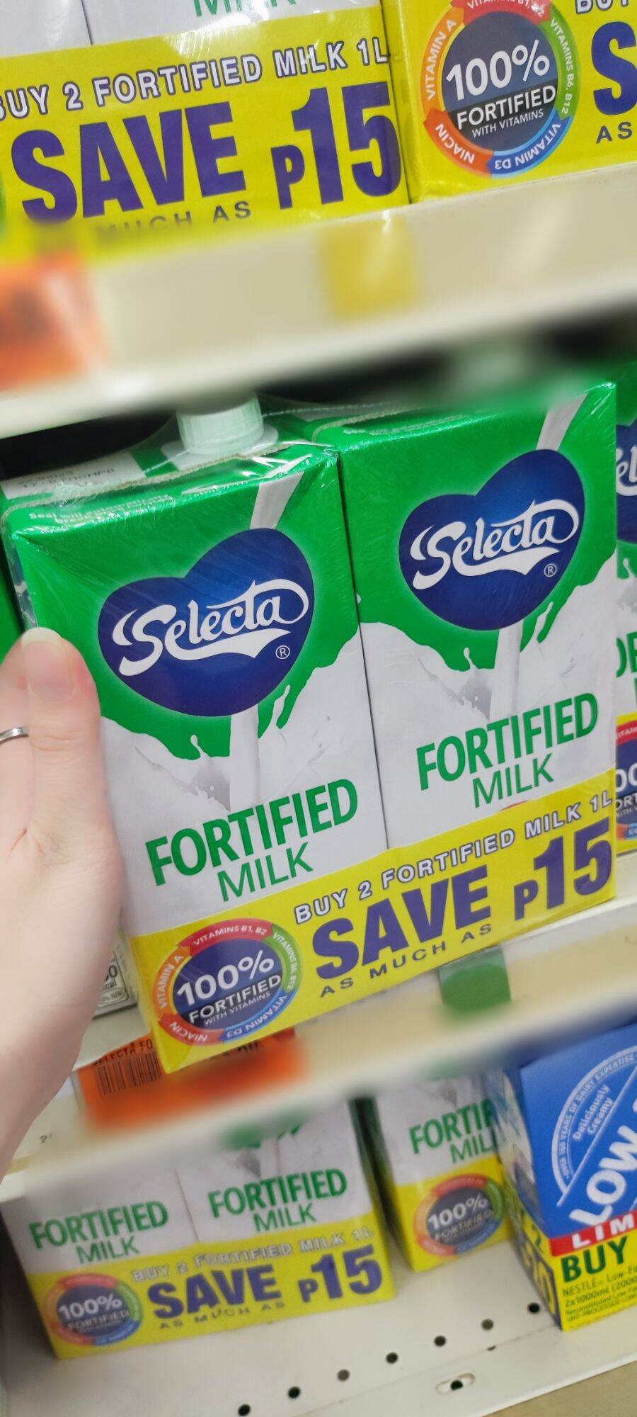 Buy 1 TAKE 1 SELECTA FORTIFIED FRESH MILK 1 LITER PROMO | Lazada PH