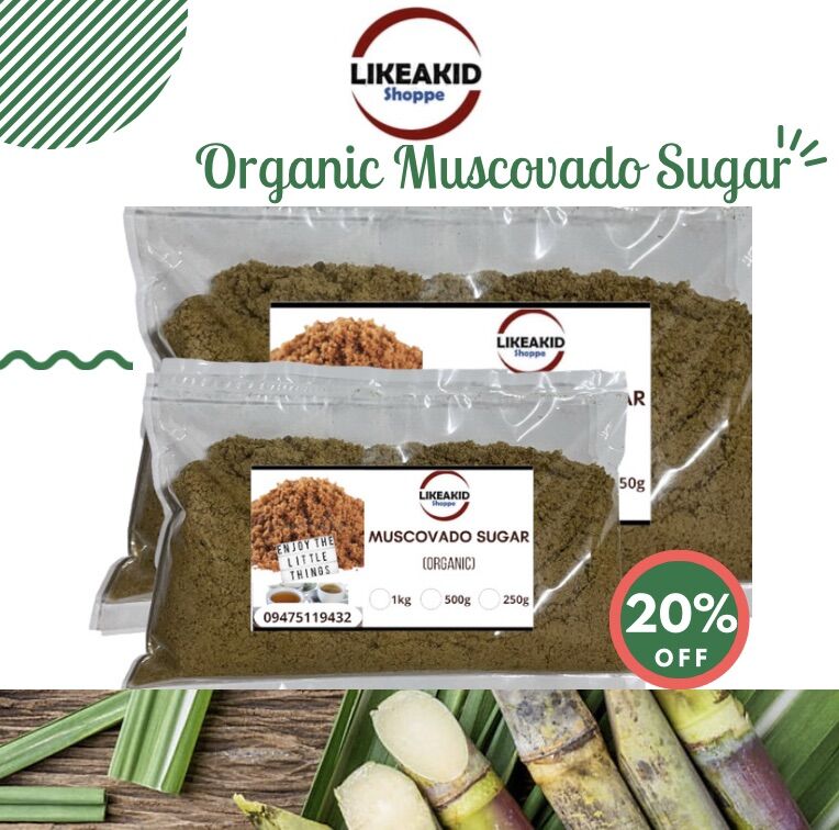 [LikeAkid Shoppe] Organic Muscovado Sugar, Pure Organic muscovado sugar ...