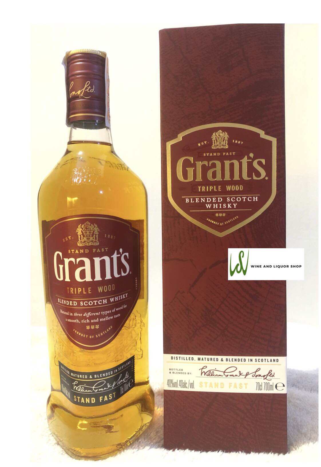 Grants Triple Wood Blended Scotch Whisky 700ml Authentic(Today's ...