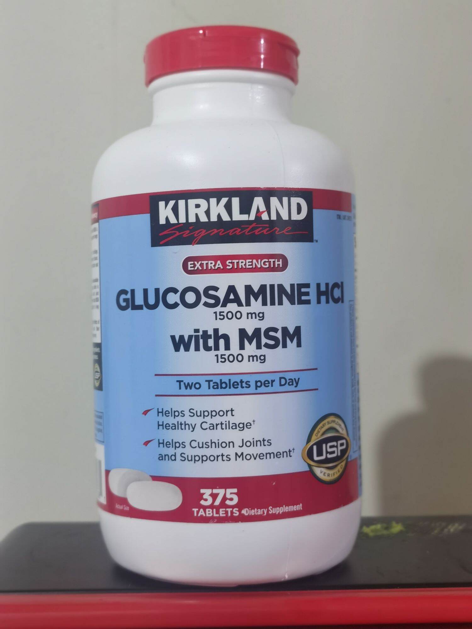 Kirkland Glucosamine Msm 375 tablet Joint cartilage health joints multivitamin Supplement ...
