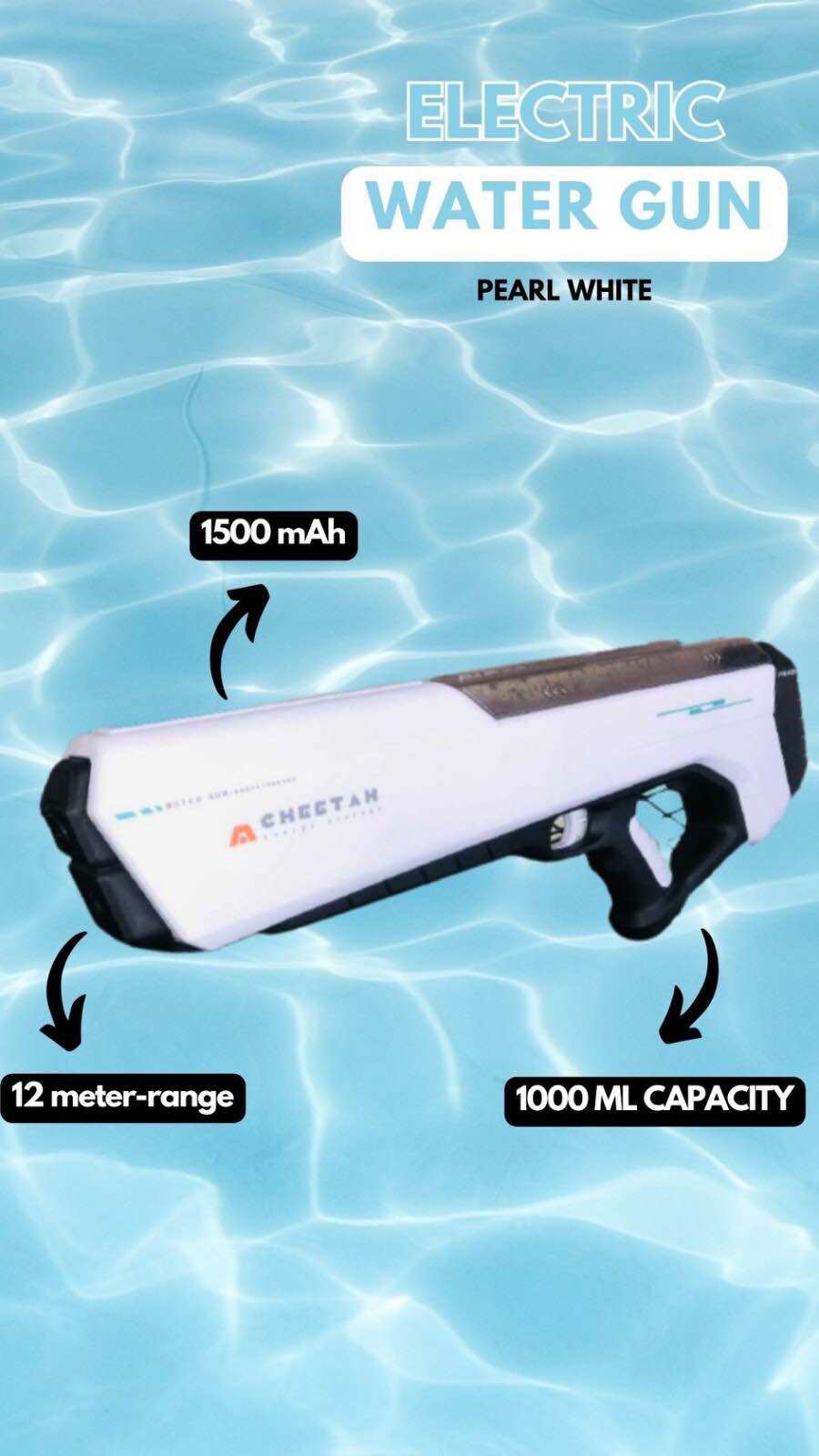 CHEETAH Electric Toy Water Gun | Lazada PH