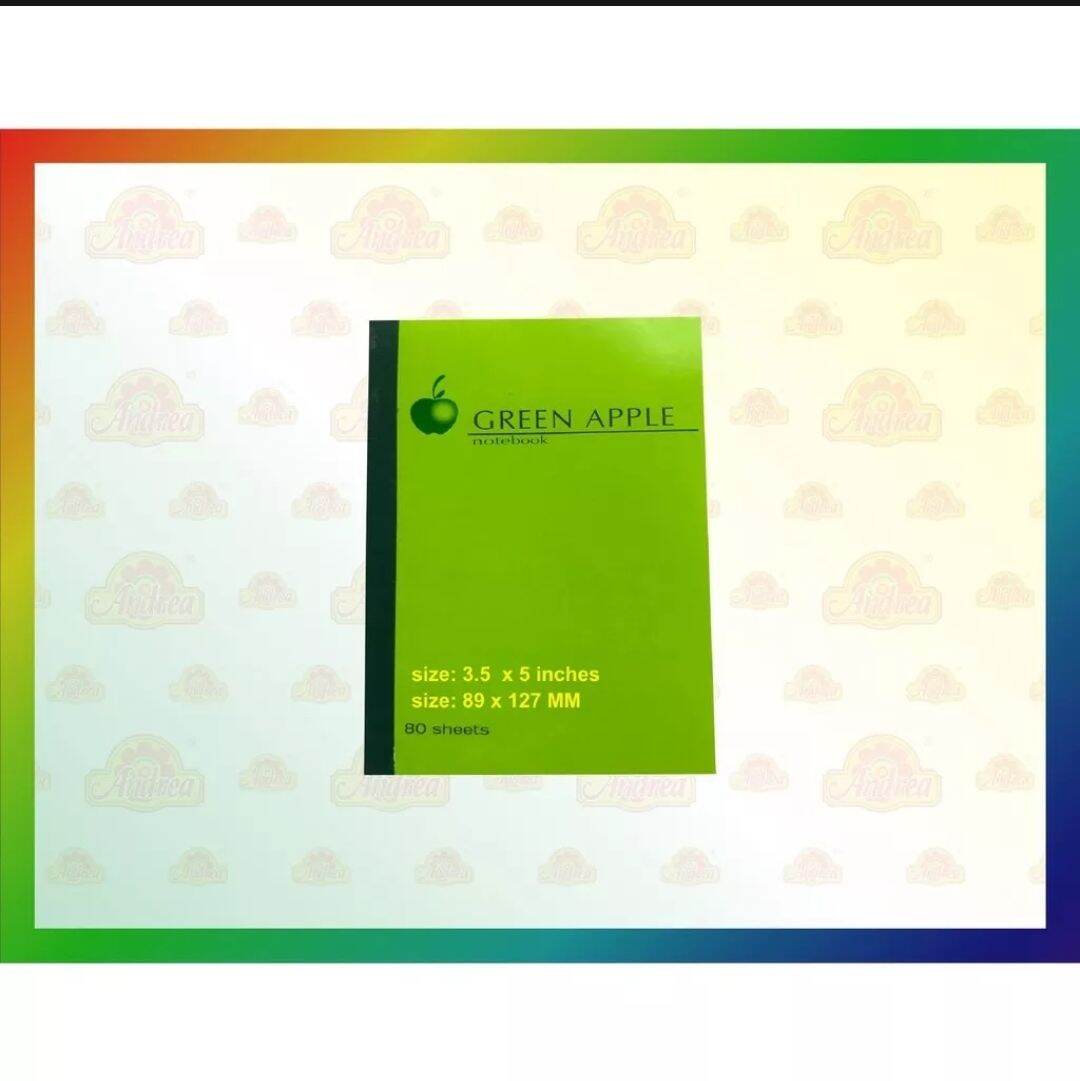 Green Apple Notebook 80 leaves | Lazada PH