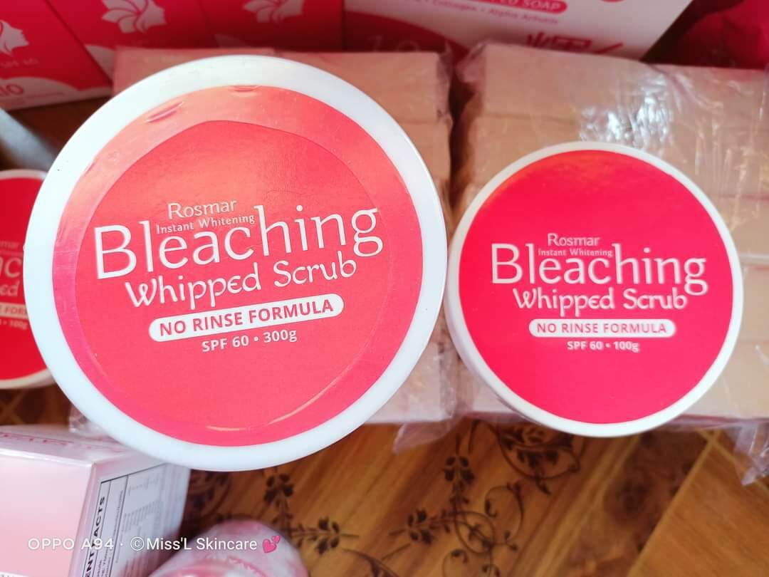 Rosmar Bleaching Whipped Scrub No Rinse Formula 300g | Lazada PH