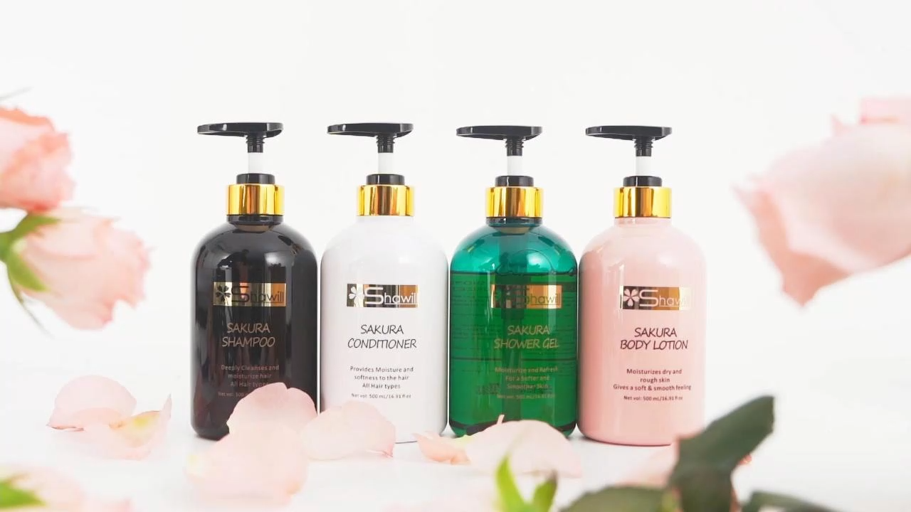 Shawill Sakura Blossom Shampoo Conditioner Shower Gel Body Lotion Care ...