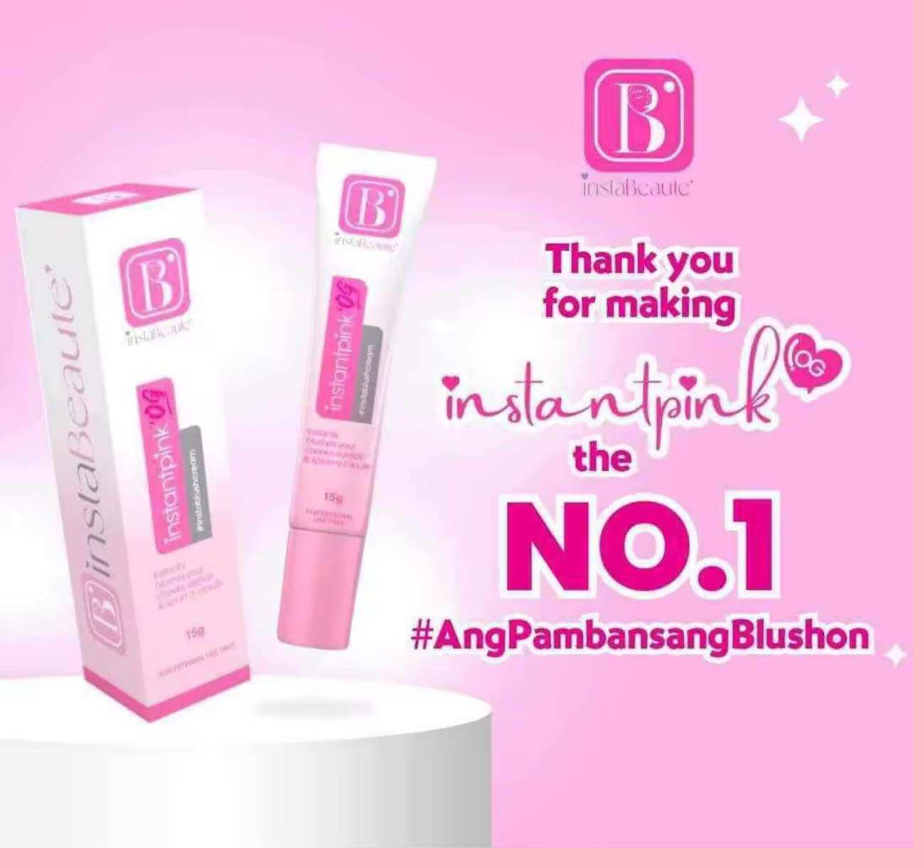 𝐔𝐏𝐆𝐑𝐀𝐃𝐄𝐃 𝐅𝐎𝐑𝐌𝐔𝐋𝐀 INSTA PINK BLUSH CREAM 15grams INSTAPINK PERFECT PEACH ...