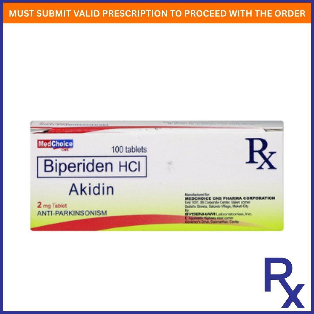RX: BIPERIDEN HCI TABLET - 2MG (AKIDIN) | Lazada PH