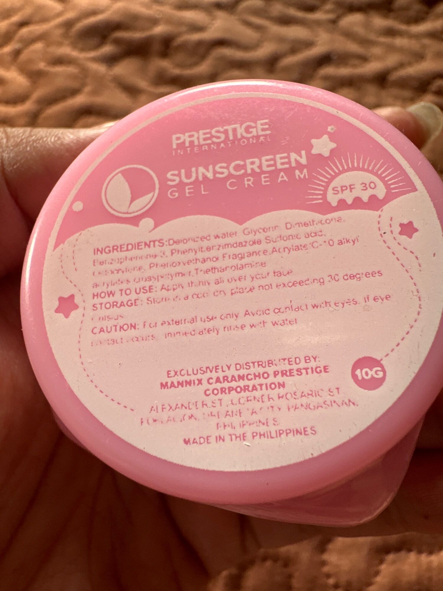 Prestige Sunscreen Gel-cream 50g | Lazada PH