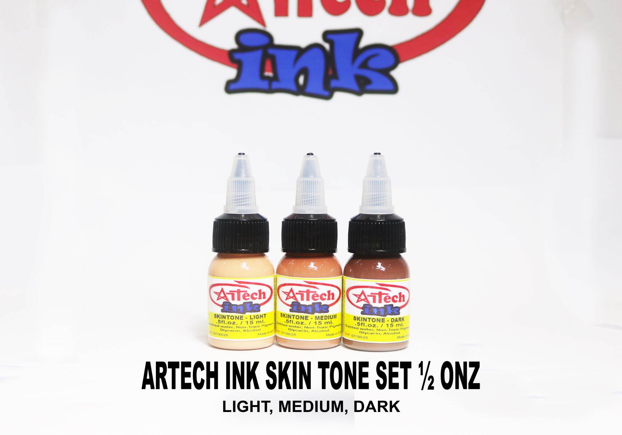 ARTECH INK Tattoo Skin Tone Set and Colors | Lazada PH