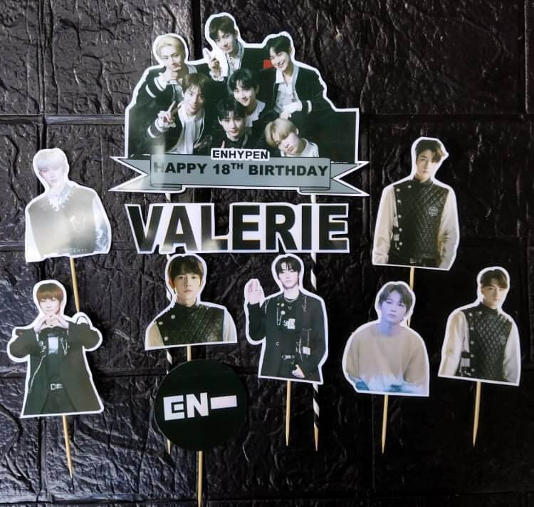 ENHYPEN PERSONALIZED CAKE TOPPER SET | Lazada PH ENHYPEN PERSONALIZED CAKE TOPPER SET | Lazada PH