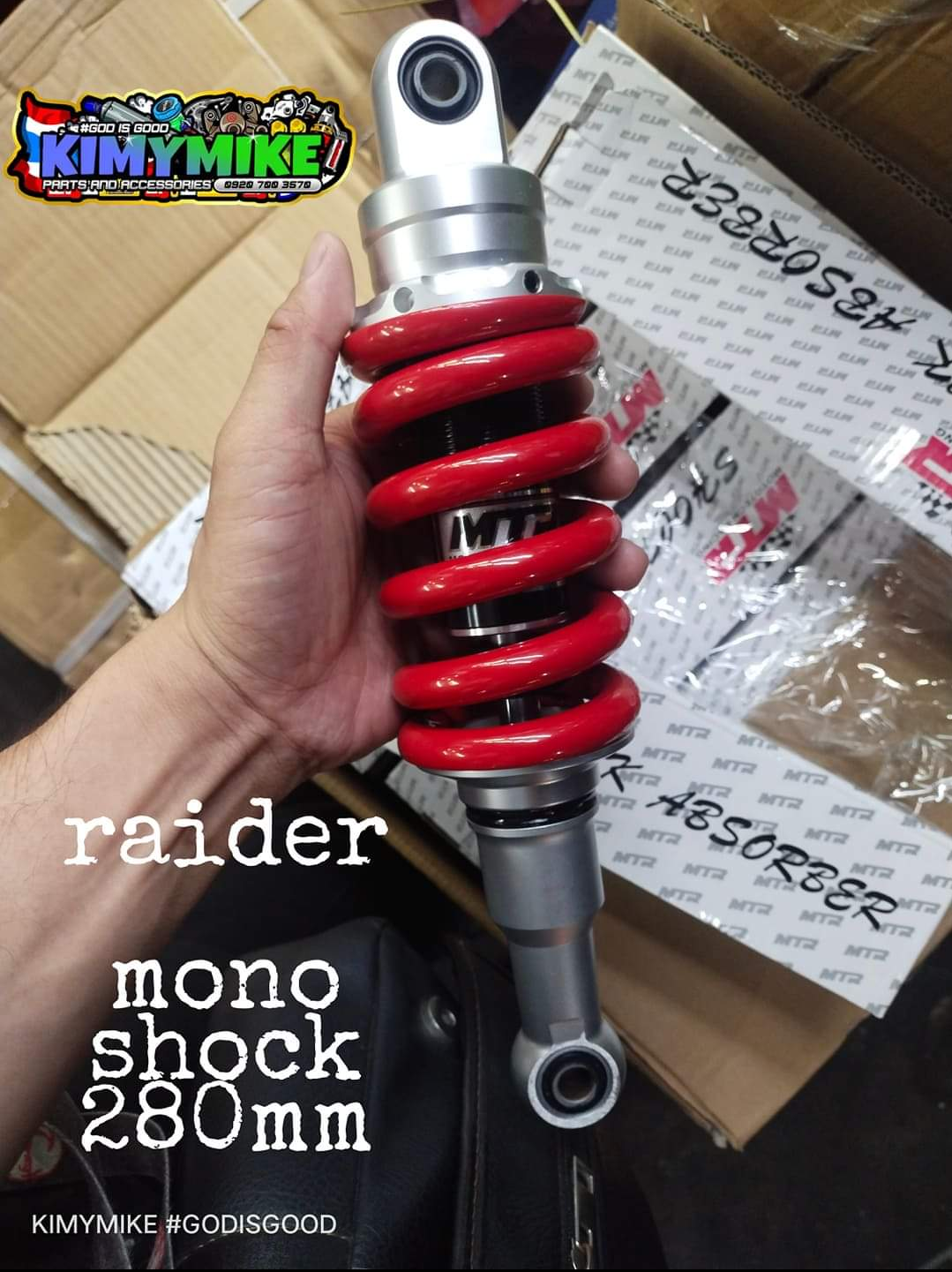 MTR MONO SHOCK FOR RAIDER 150 CARB AND FI 280mm ADJUSTABLE | Lazada PH