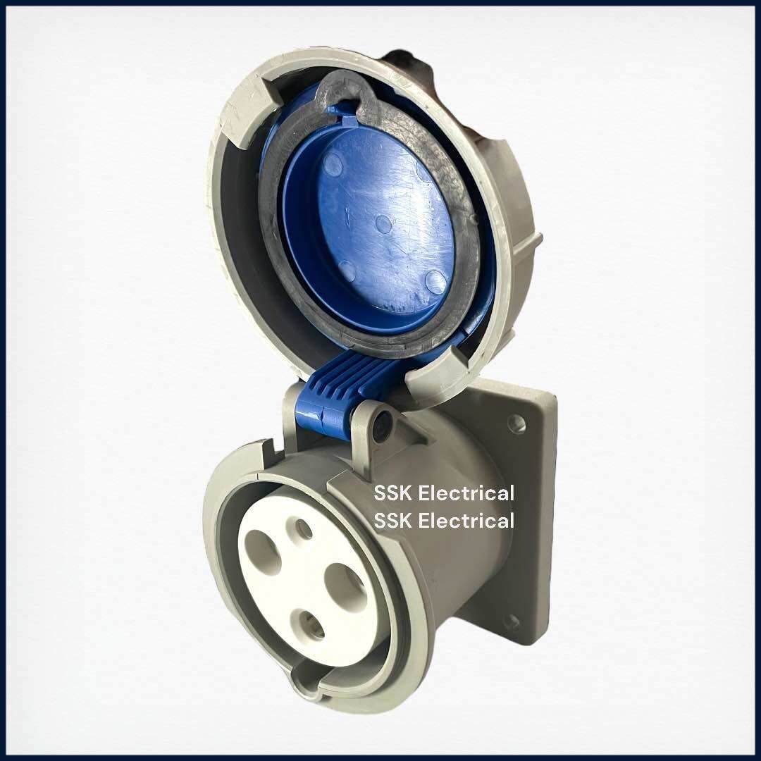 WIXIM 63A 3 PRONG INDUSTRIAL PLUG | SOCKET | CONNECTOR | ssk electrical ...