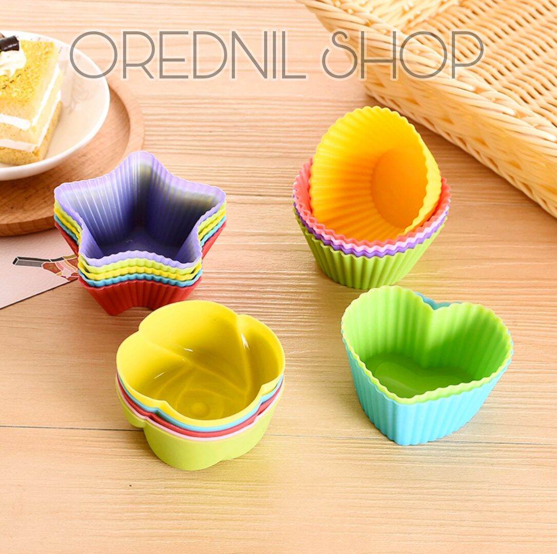1pc Multiple Shape Silicon Steamed Cupcake Puto Molder Puto Muffin Cups ...