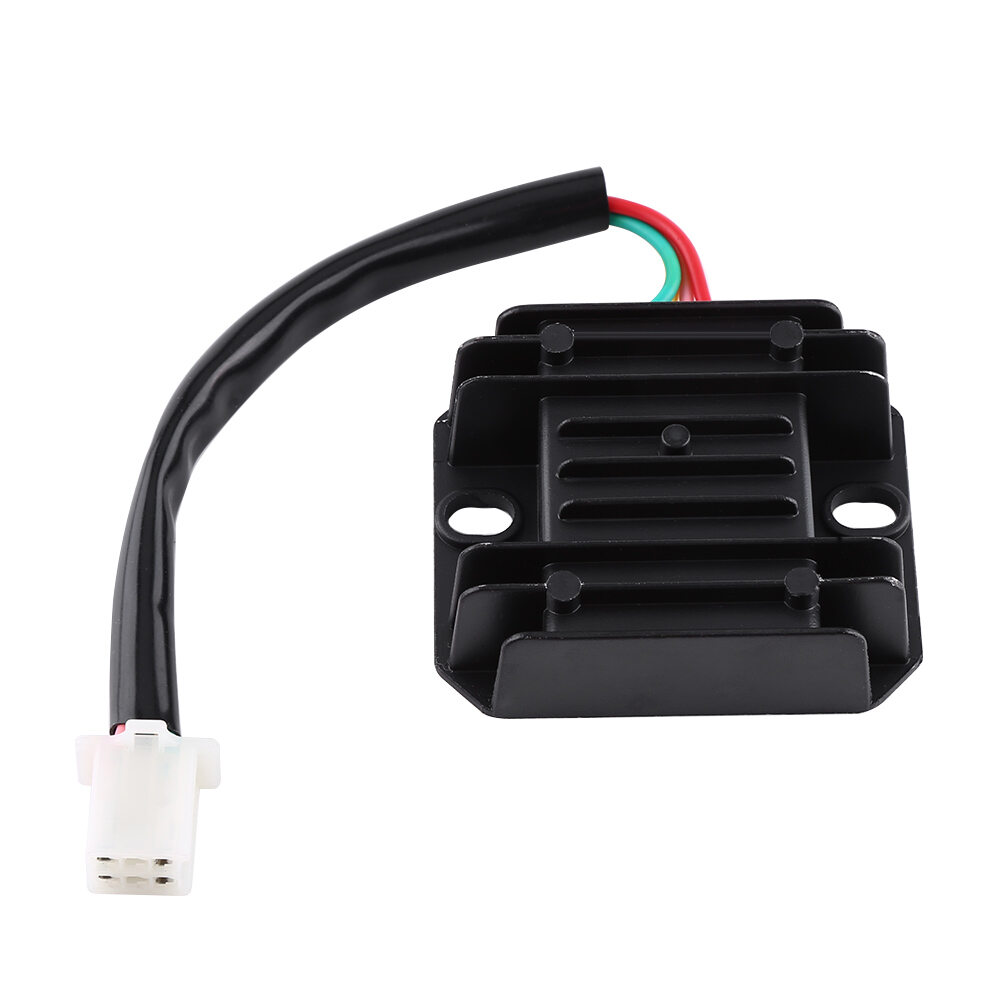 Aluminium Alloy 12V 4 Wires 4 Pin Voltage Regulator Full Wave Rectifier ...