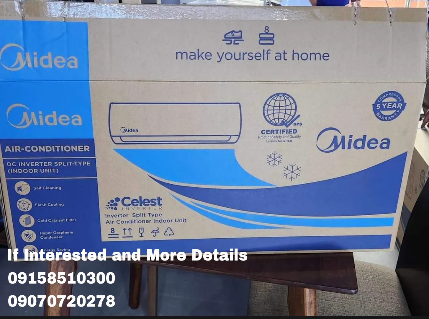 MIDE'A 1.5HP Split Type Inverter Airconditioner | Lazada PH