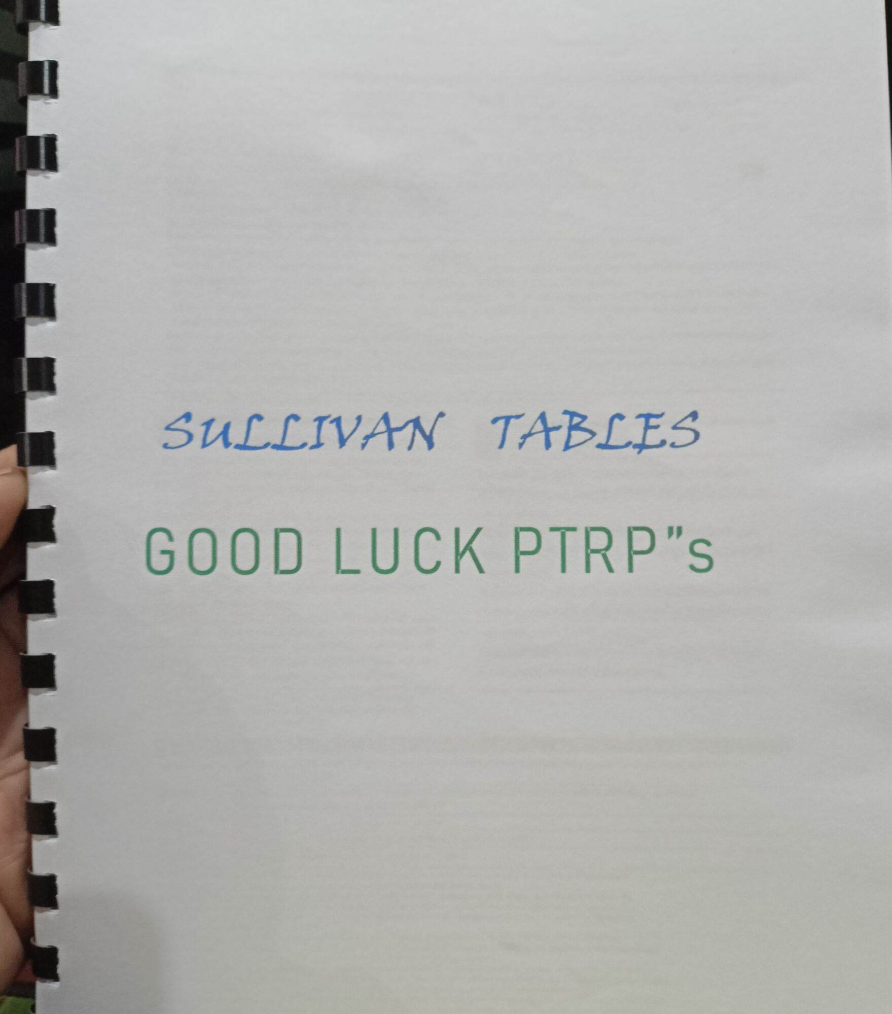 SULLIVAN TABLES GOOD LUCK PTRP"S | Lazada PH