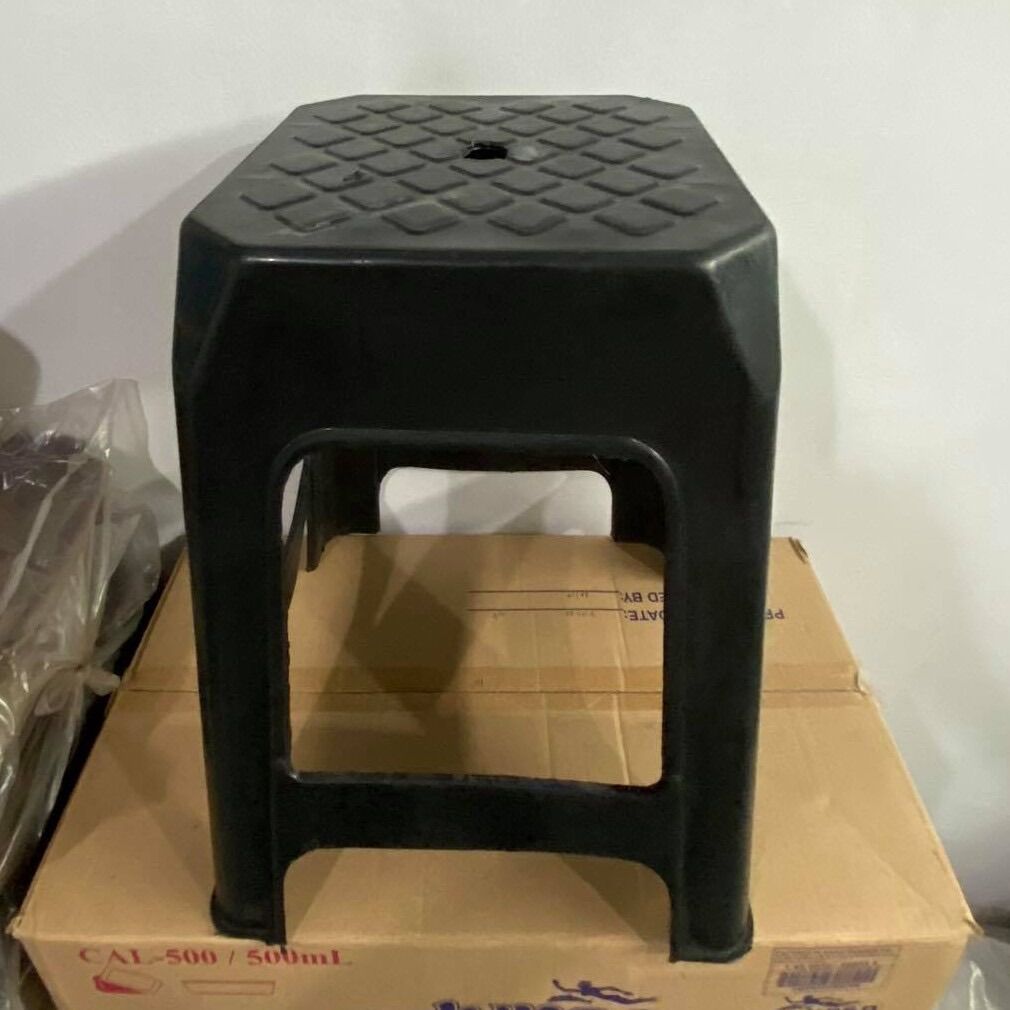 N326 black square stool (metro manila only) | Lazada PH