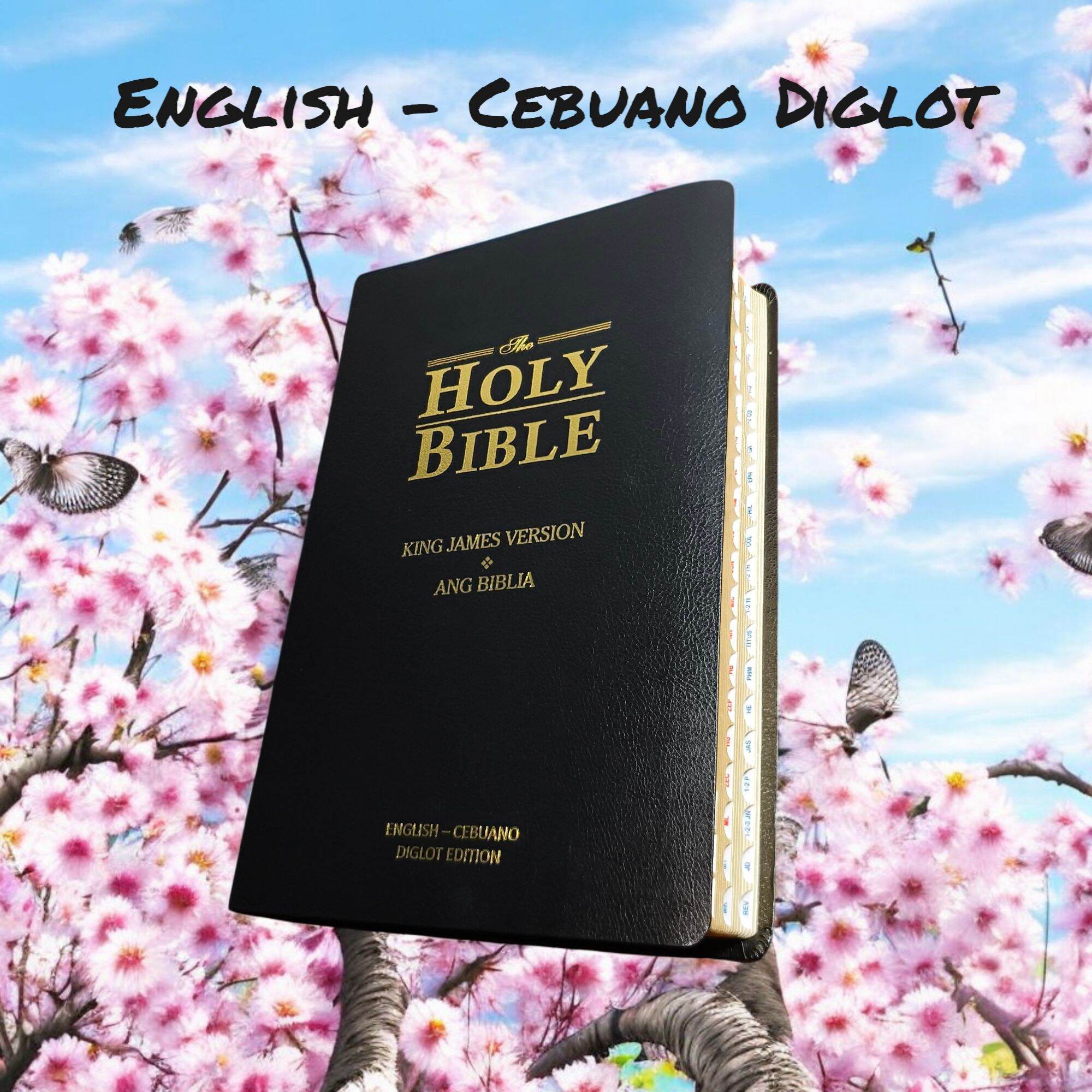 KJV ENGLISH - CEBUANO DIGLOT BIBLE WITH THUMB INDEX | Lazada PH