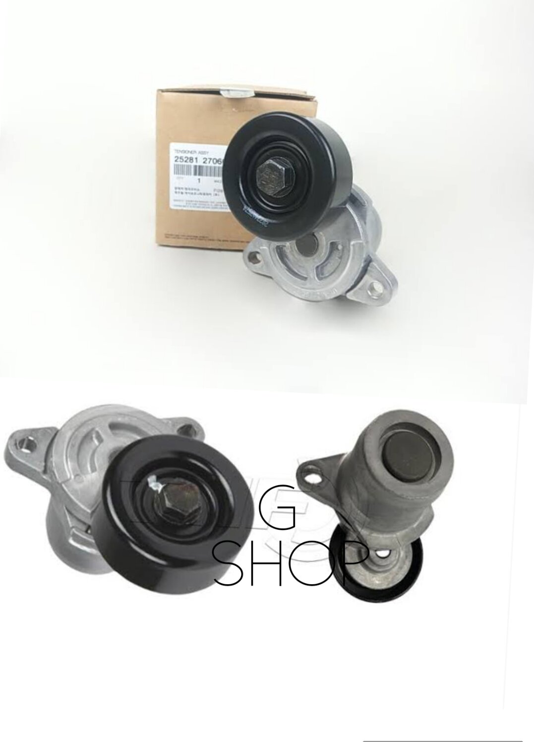 FAN BELT (RIBBED BELT) TENSIONER (15D+16D+17D/=2A100) GAT 25281-2A600 ...