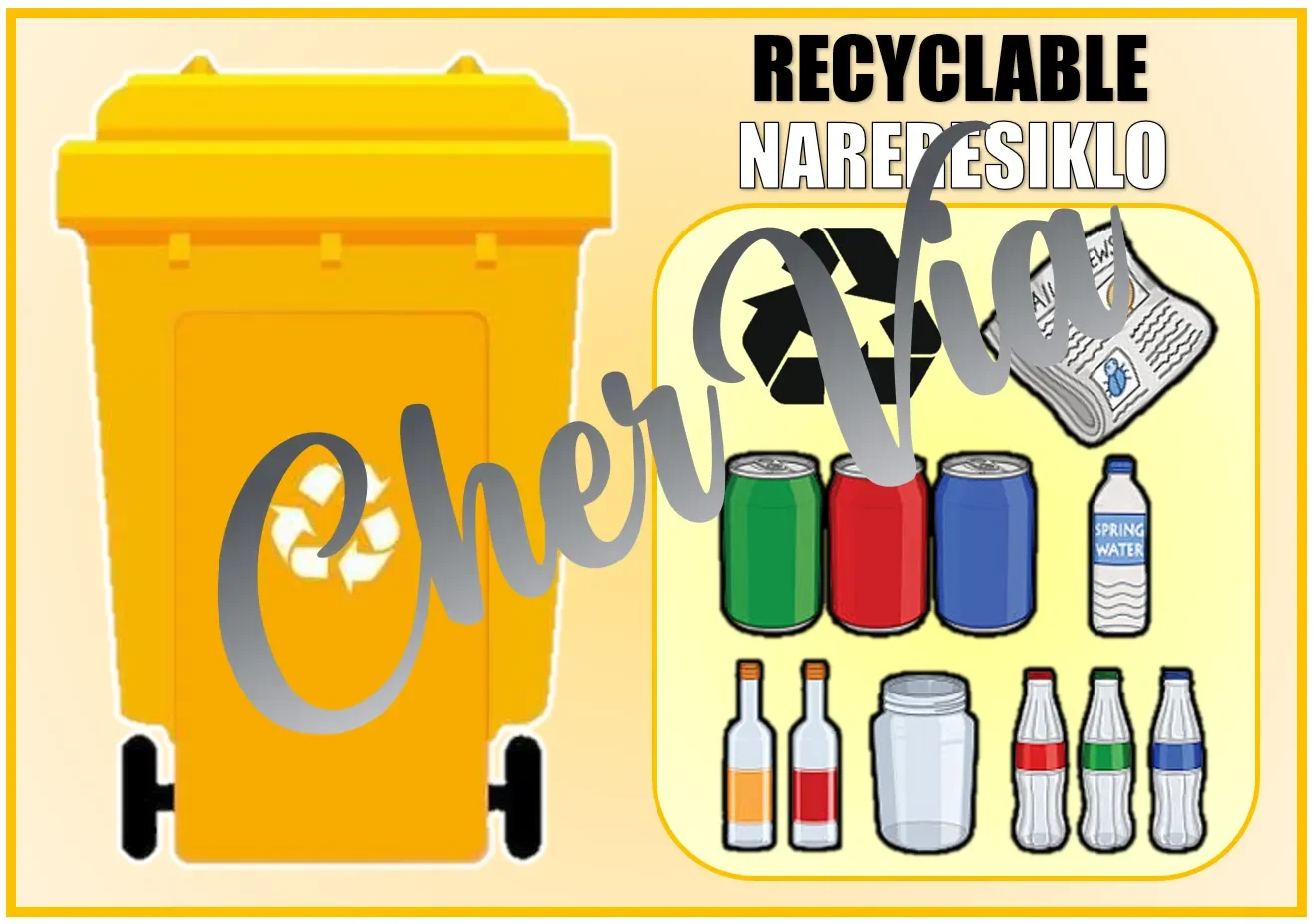 Garbage/Trash Bin Segregation Label | Lazada PH