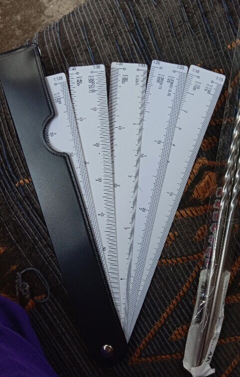 Fuji Architect Fan Scale Ruler | Lazada