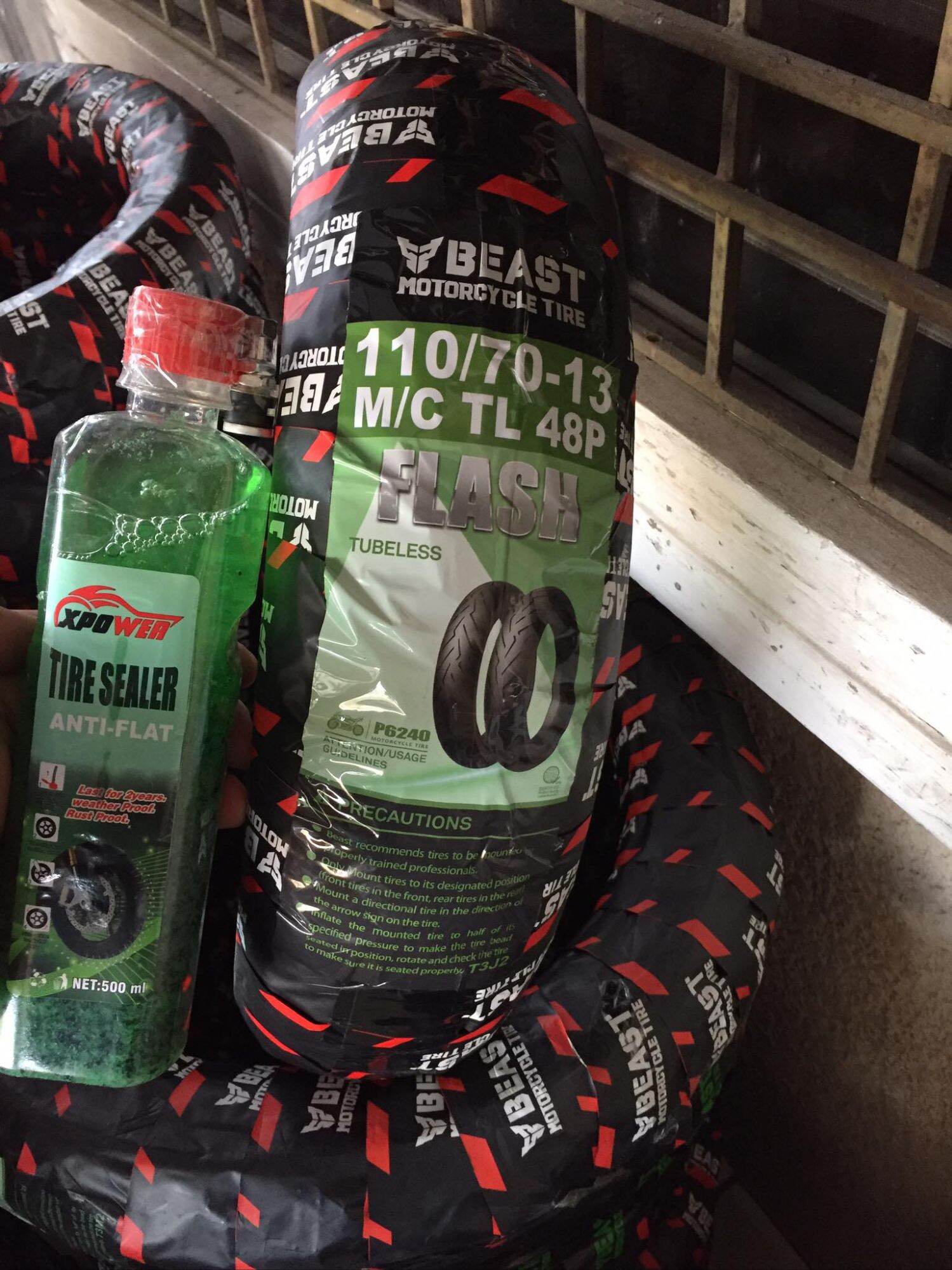 BEAST TIRE (Flash) Size 14" & 13" for Aerox, Nmax, Click, Mio, Beat ...