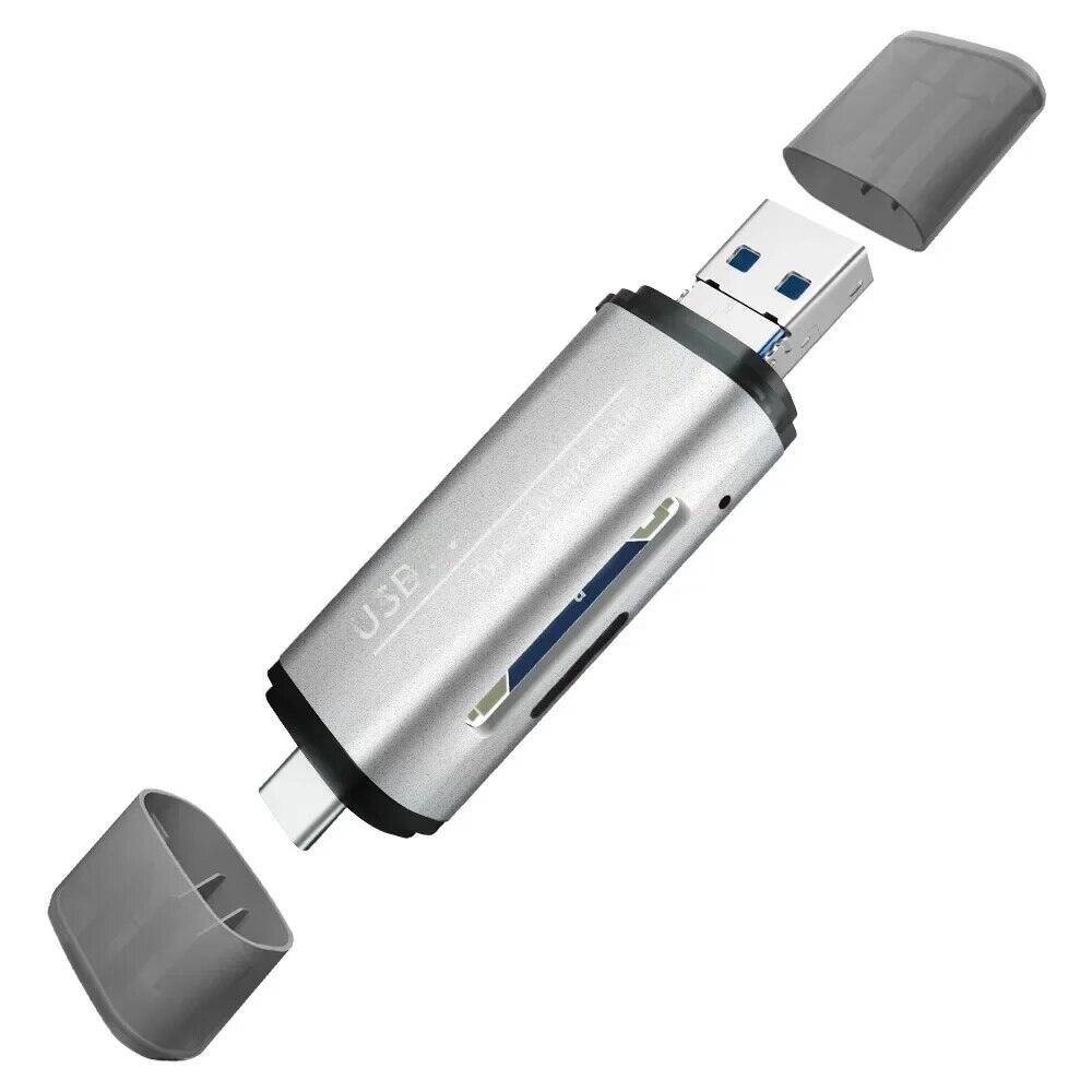 High-speed Usb 3.0 Multi-function Type-c Memory Card Reader Tf/sd Card ...