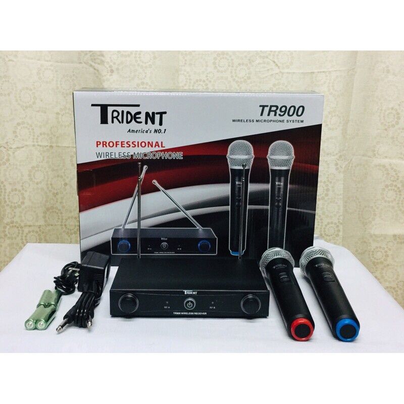Trident TR-900 Dual Handheld Wireless Microphone | Lazada PH