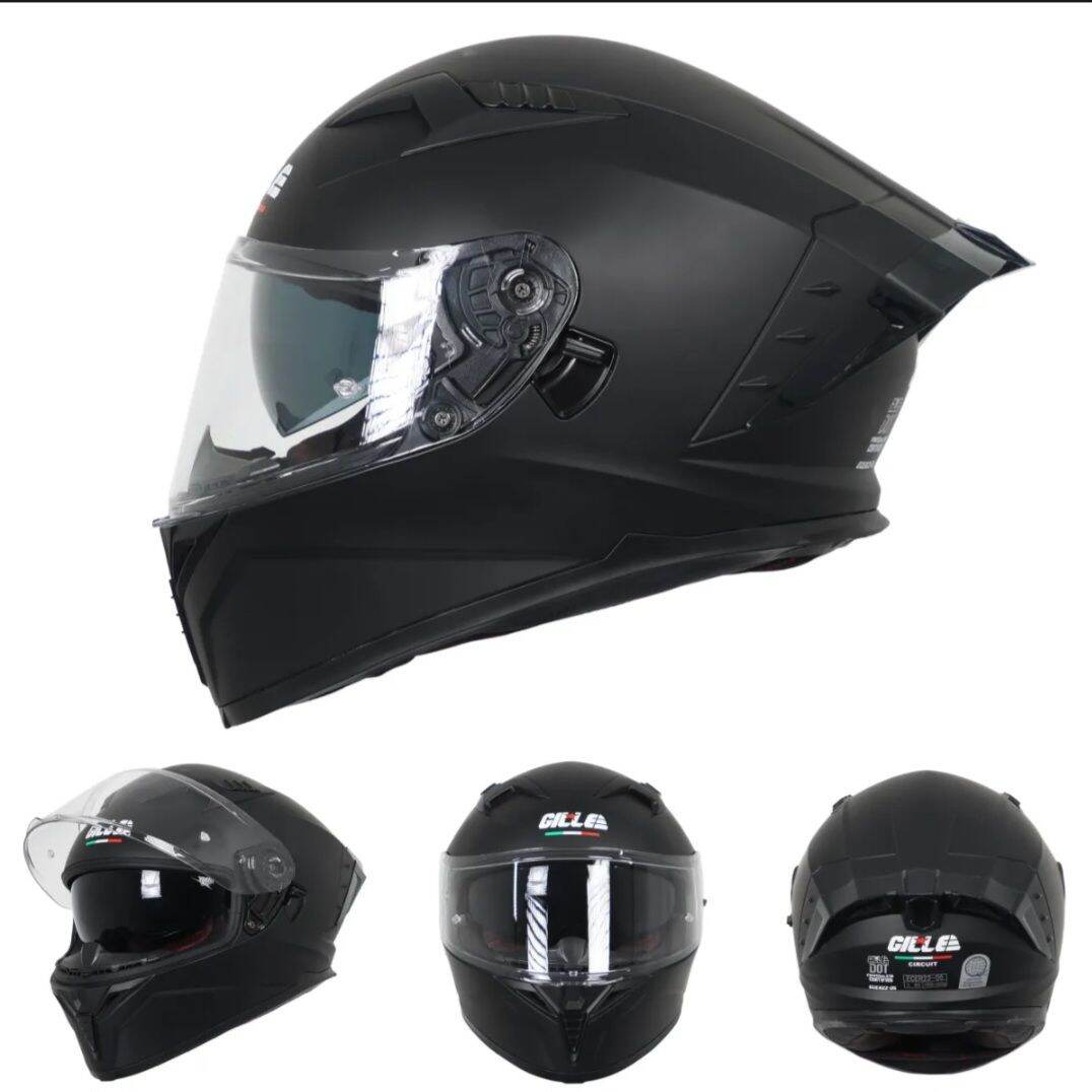 GILLE Circuit fullface dualvisor motorcycle helmet with lots of freebies | Lazada PH