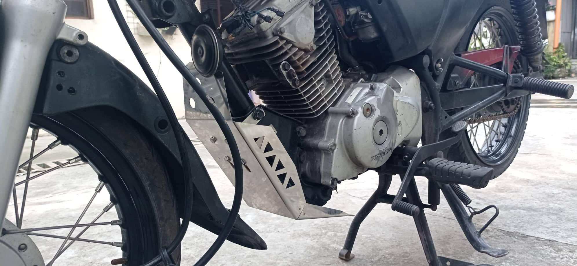 Stainless Skidplate Skid Plate Protector/Mud Protector for Cafe Racer ...