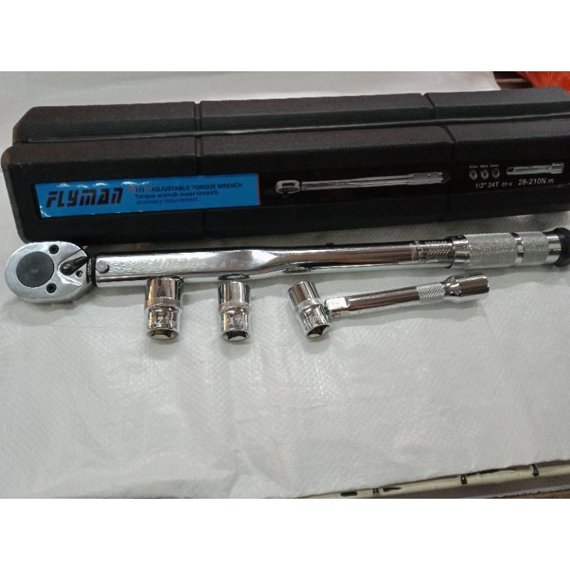 5in1 ADJUSTABLE TORQUE WRENCH 1/2 DRIVE FLYMAN TOOLS | Lazada PH
