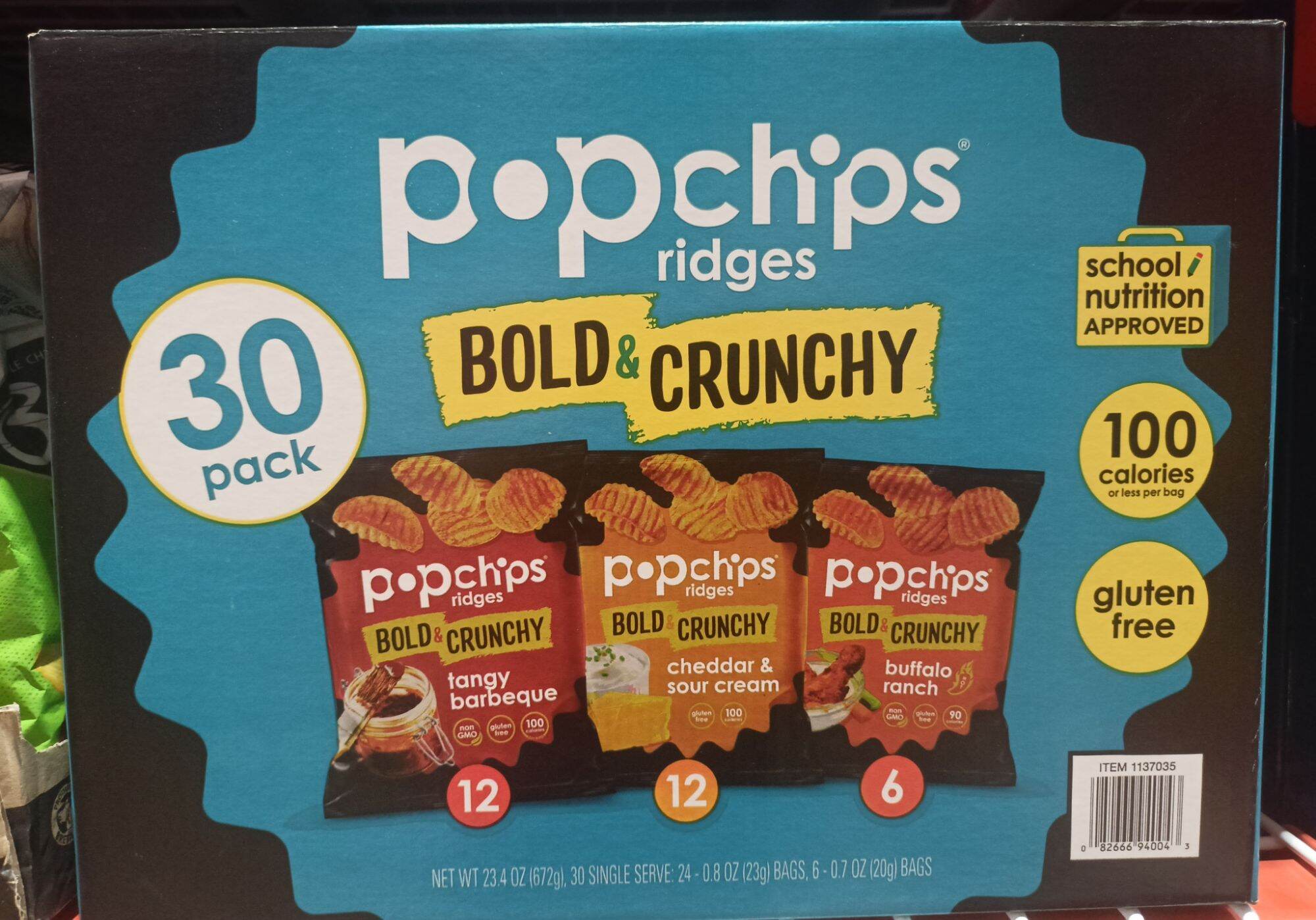 POPCHIPS Ridges Bold & Crunchy 30CT | Lazada PH