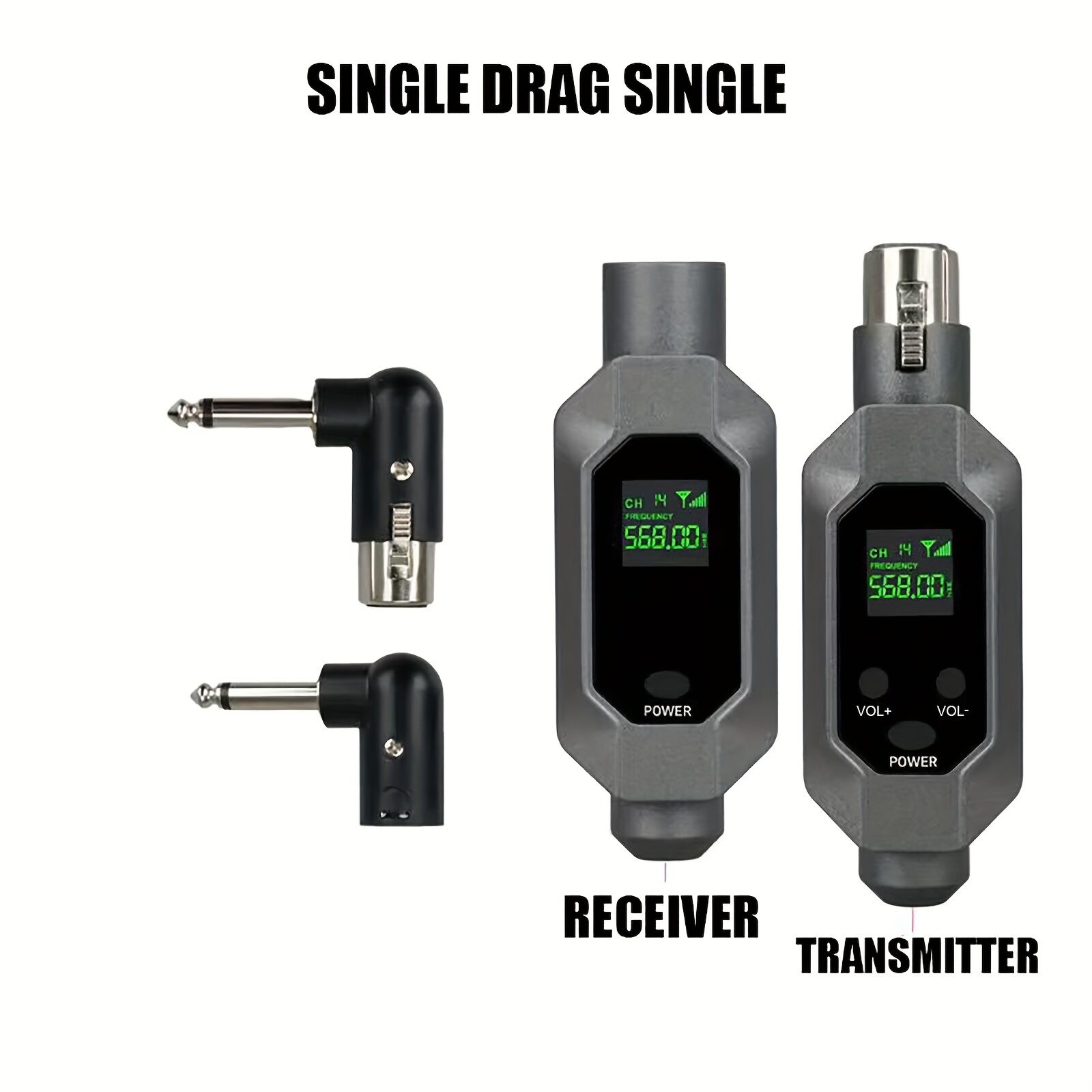 Wireless Microphone Converter for Dynamic Microphone XLR Transmitter ...