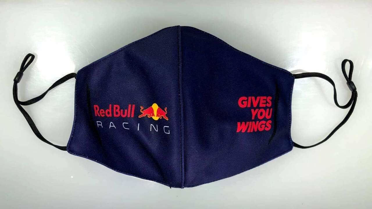 ProTek Washable Water Repellant - Red Bull Mask Ver.4- 2Ply w/ Pocket ...